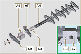 Cylinder head unit assembly