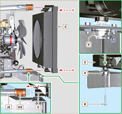 Cooling circuit (replacement)