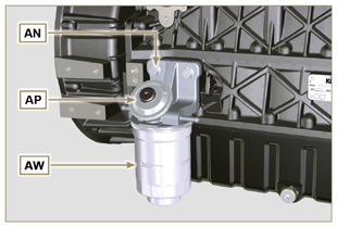 Fuel system disassembly